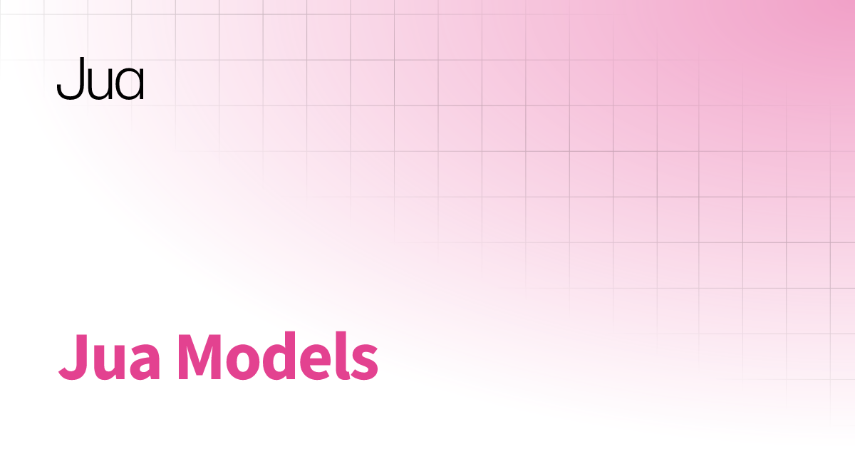 Jua Models | Jua documentation